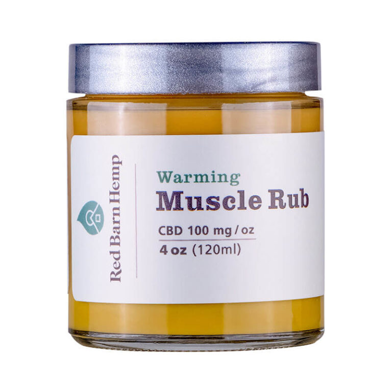 Whole Plant Hemp Oil Warming Muscle Rub - Red Barn Hemp Products